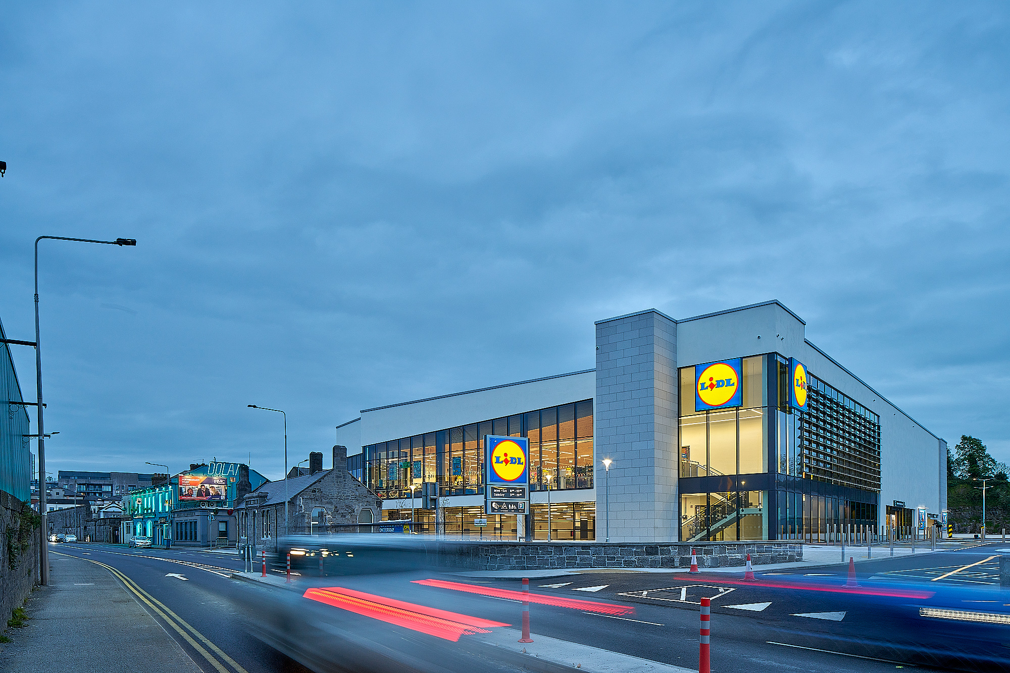 Lidl Dock Road Completed! - Monami Construction Ireland