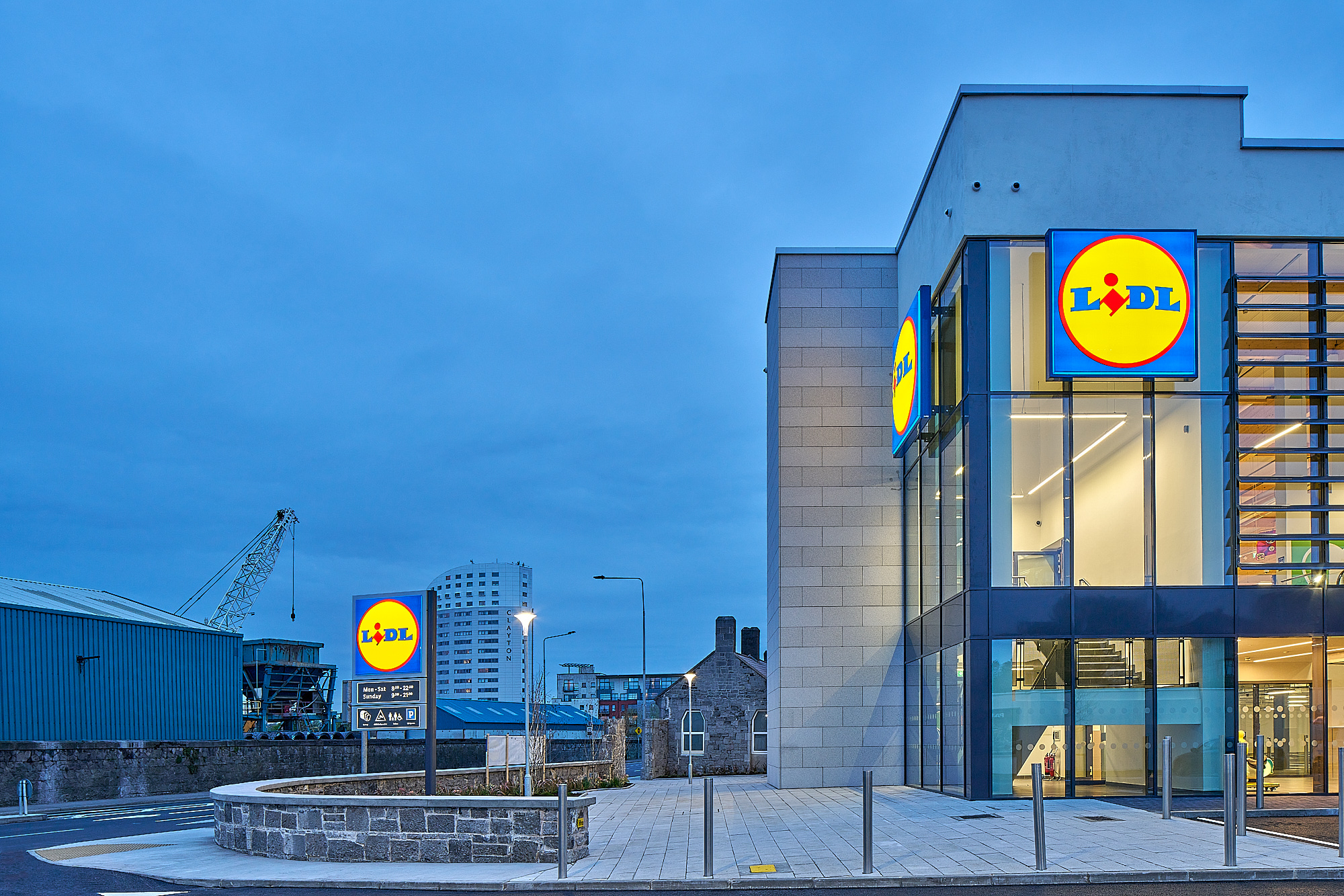 Lidl Dock Road Completed! - Monami Construction Ireland