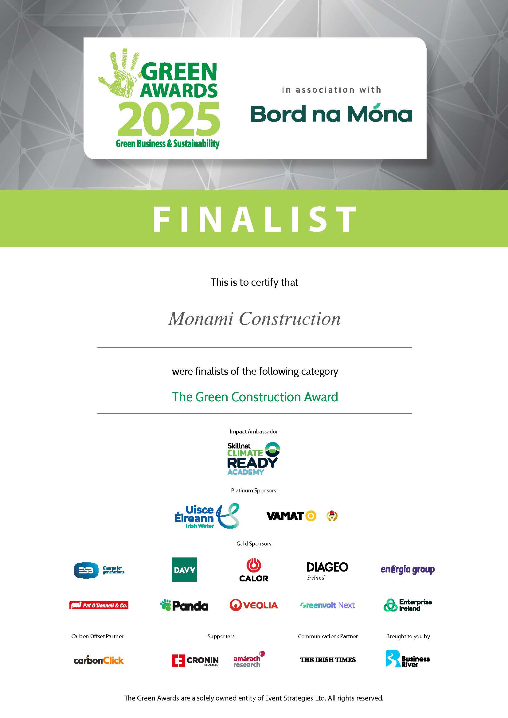 News - Monami Construction Ireland